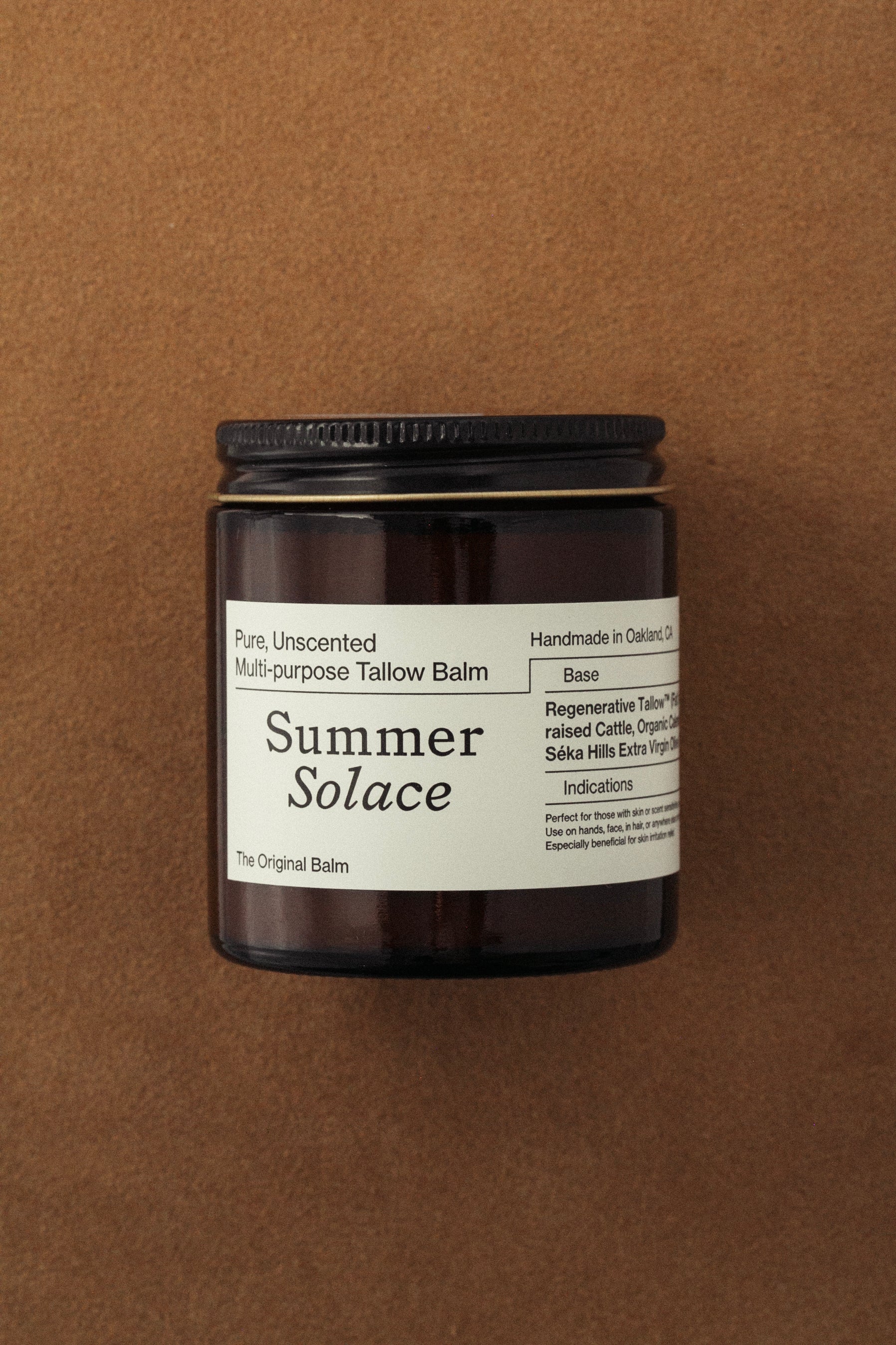 Summer Solace | Pure Unscented Tallow Balm – Summer Solace Tallow