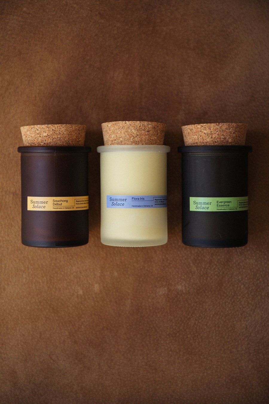 Perfumed Tallow Candle Trio - Regenerative Tallow® – Summer Solace Tallow