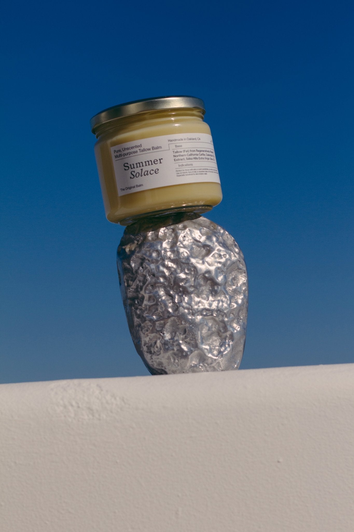 Summer Solace | Pure Unscented Tallow Balm – Summer Solace Tallow