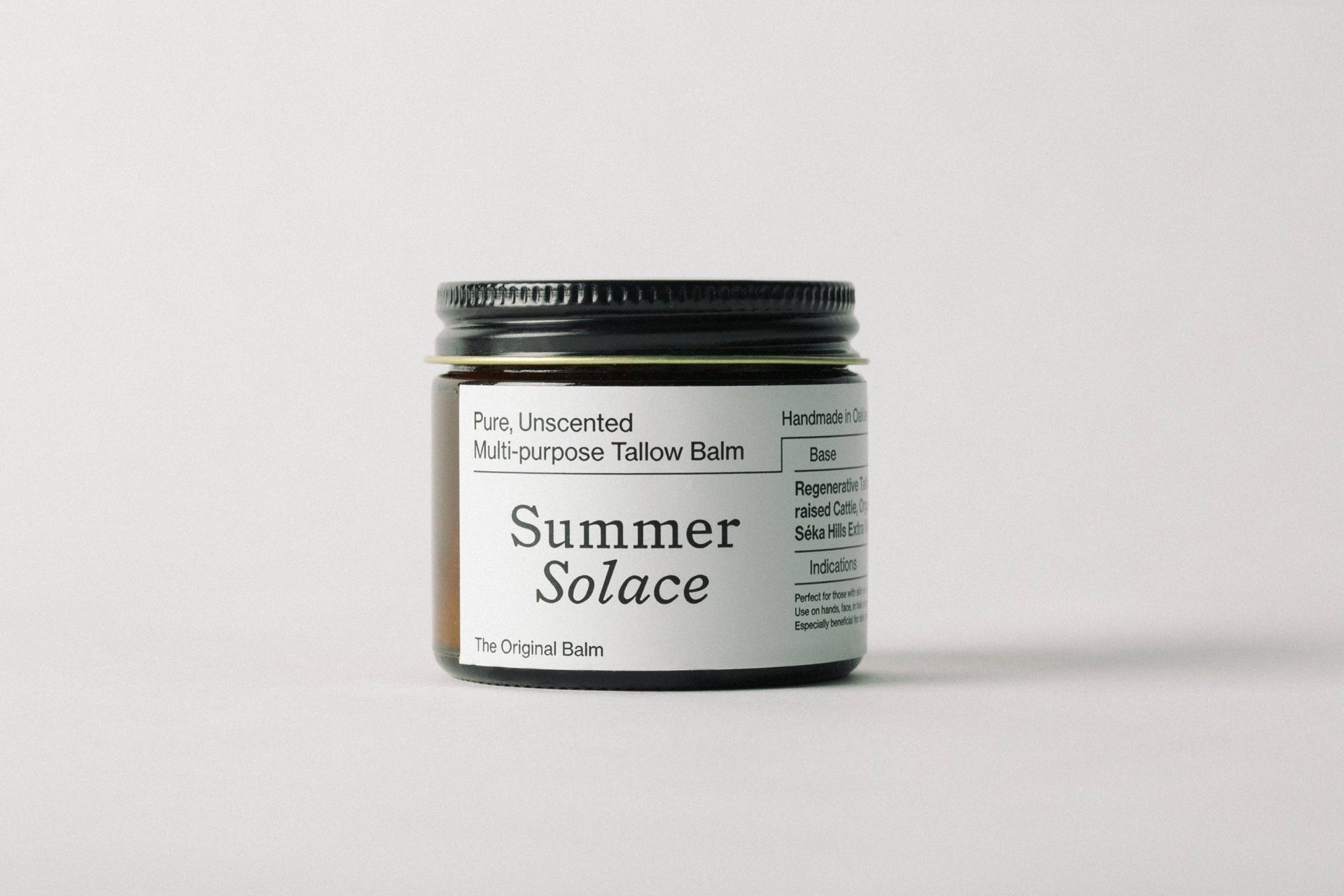 Summer Solace | Pure Unscented Tallow Balm – Summer Solace Tallow